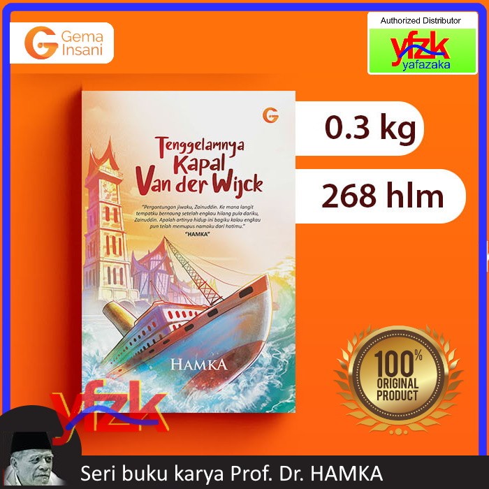 Jual Buku Novel Tenggelamnya Kapal Van Der Wijck Hamka Shopee Indonesia