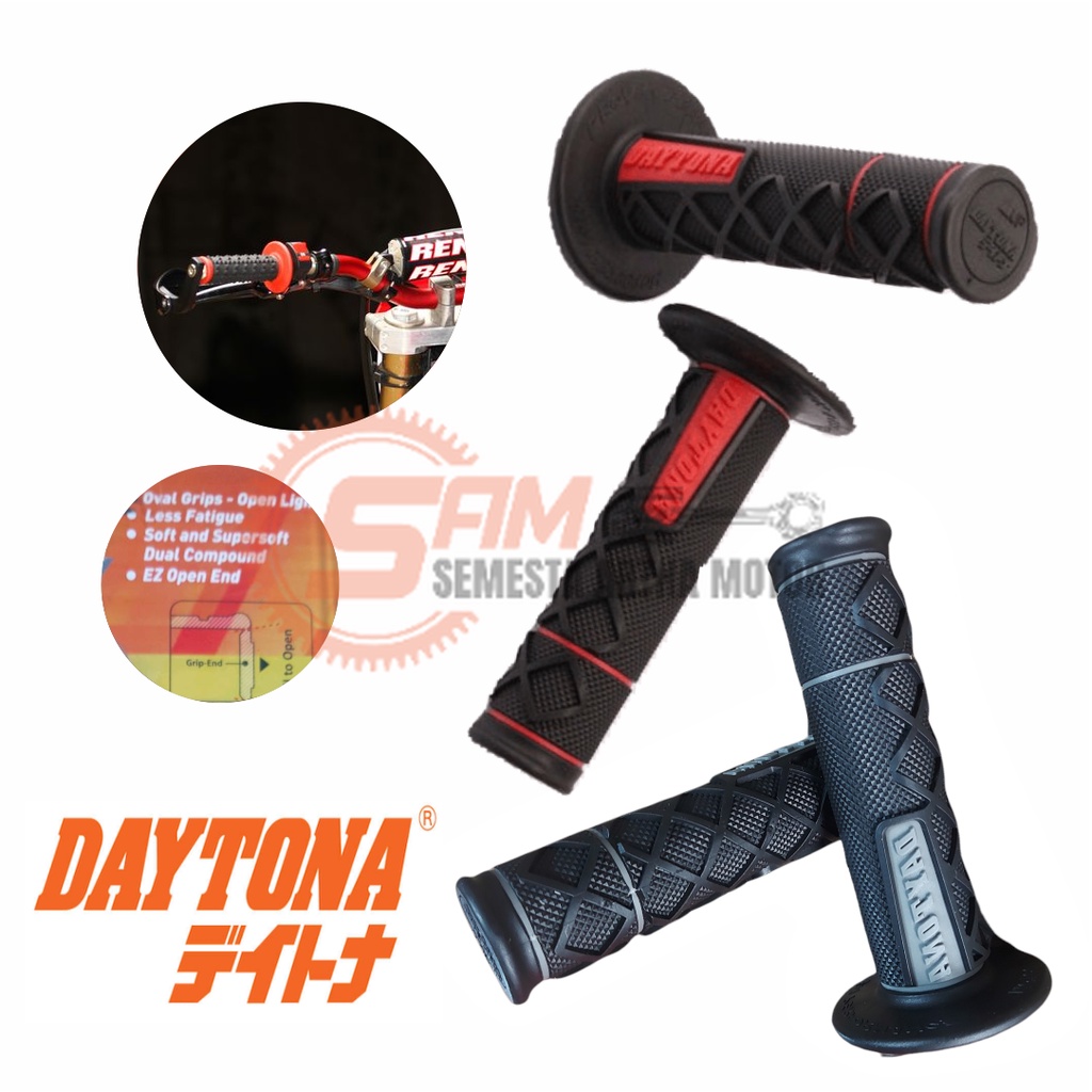 Jual Handgrip Daytona Super Cross Handfat Grip Motor Karet Handle Gas ...