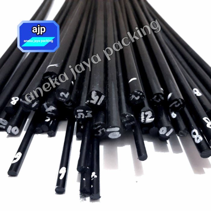 Jual pom hitam rod 6mm x 1meter as polyacetal black hard nylon batangan | Shopee Indonesia