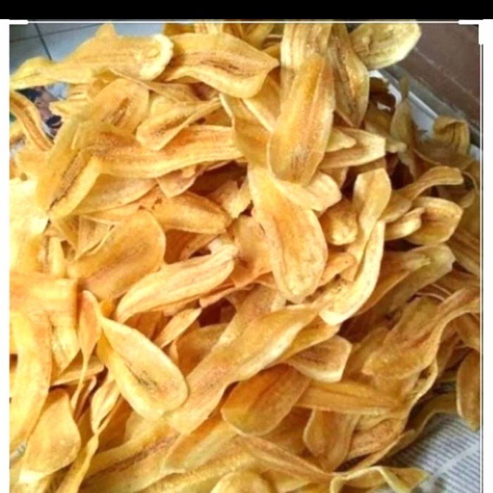 Jual kripik pisang asin berat 1kg MAKANAN RINGAN JAJANAN KRIPIK PISANG ...
