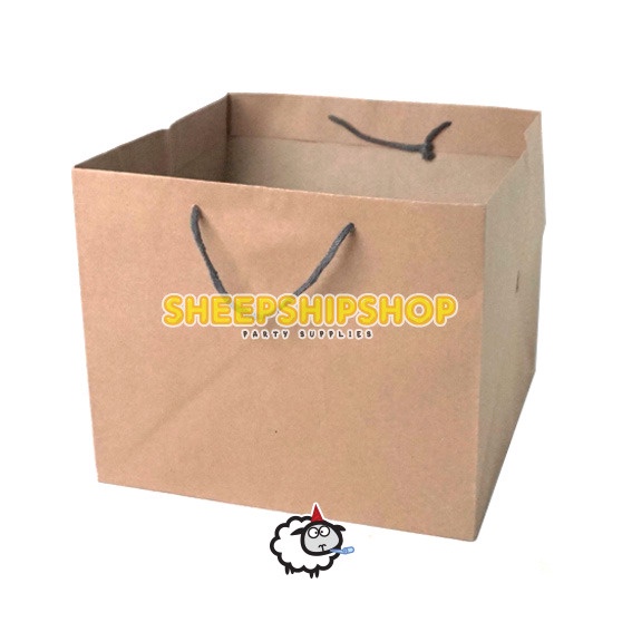 Jual PAPER BAG CRAFT POLOS 30x25x30 CM / Tas Bingkisan Parcel Hadiah ...