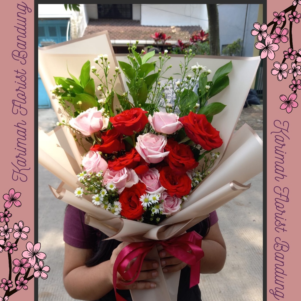 Jual LANGSUNG JADI! Buket Bunga Wisuda Bandung Flower Hand Bouquet Asli ...
