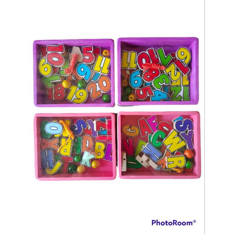Jual Mainan Meronce Huruf dan Angka | Shopee Indonesia