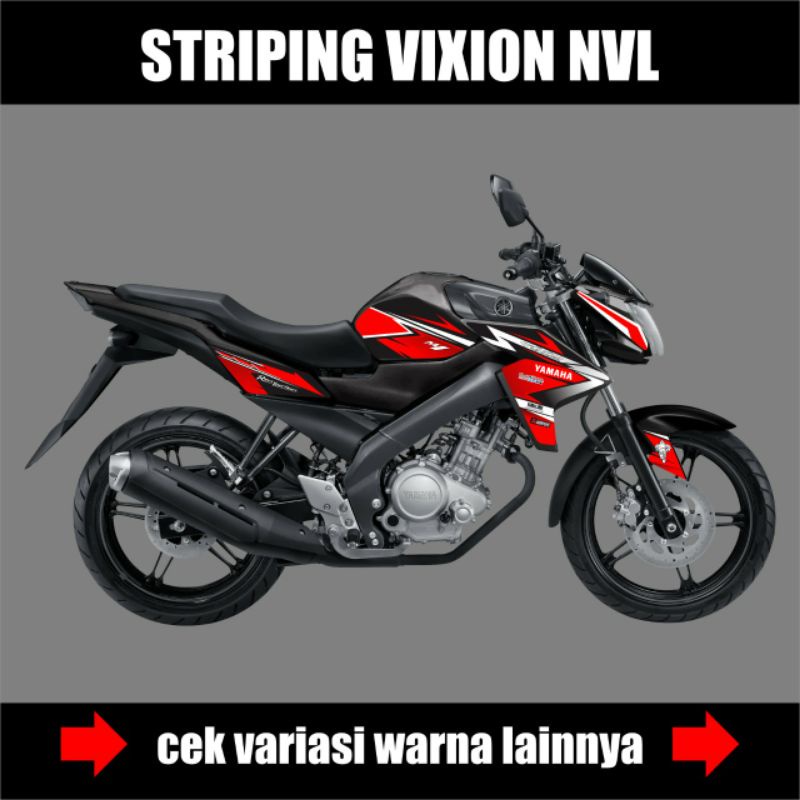 Jual Sticker Striping Yamaha Vixion Lightning NVL 2013 2014 / Skotlet ...