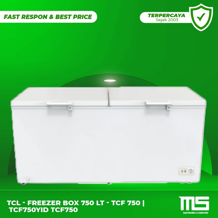 Jual TCL - FREEZER BOX 750 LT - TCF 750 | TCF750YID TCF750 | Shopee ...