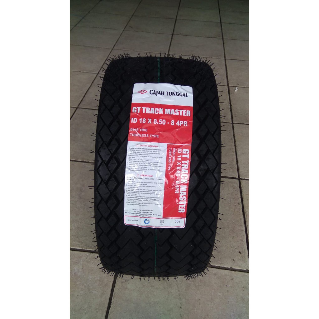 Jual Gajah tunggal GT Track Master Ukuran 18 x 8.50 R8 4PR Ban Mobil ...
