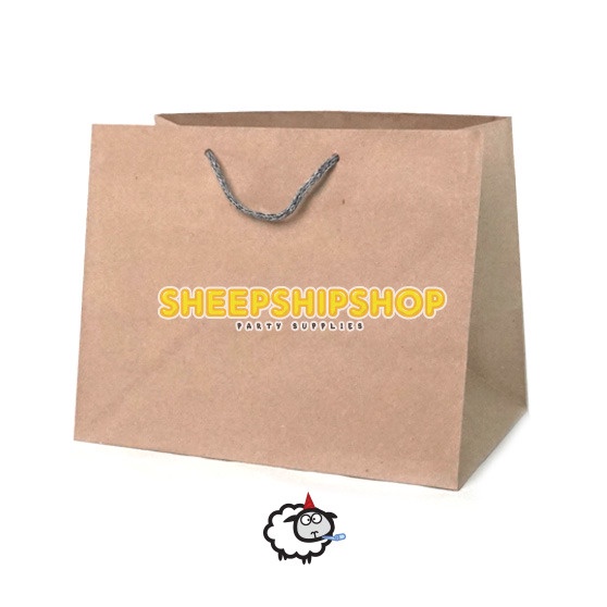 Jual PAPER BAG CRAFT POLOS 25x18x21 CM / Tas Bingkisan Parcel Lebaran ...