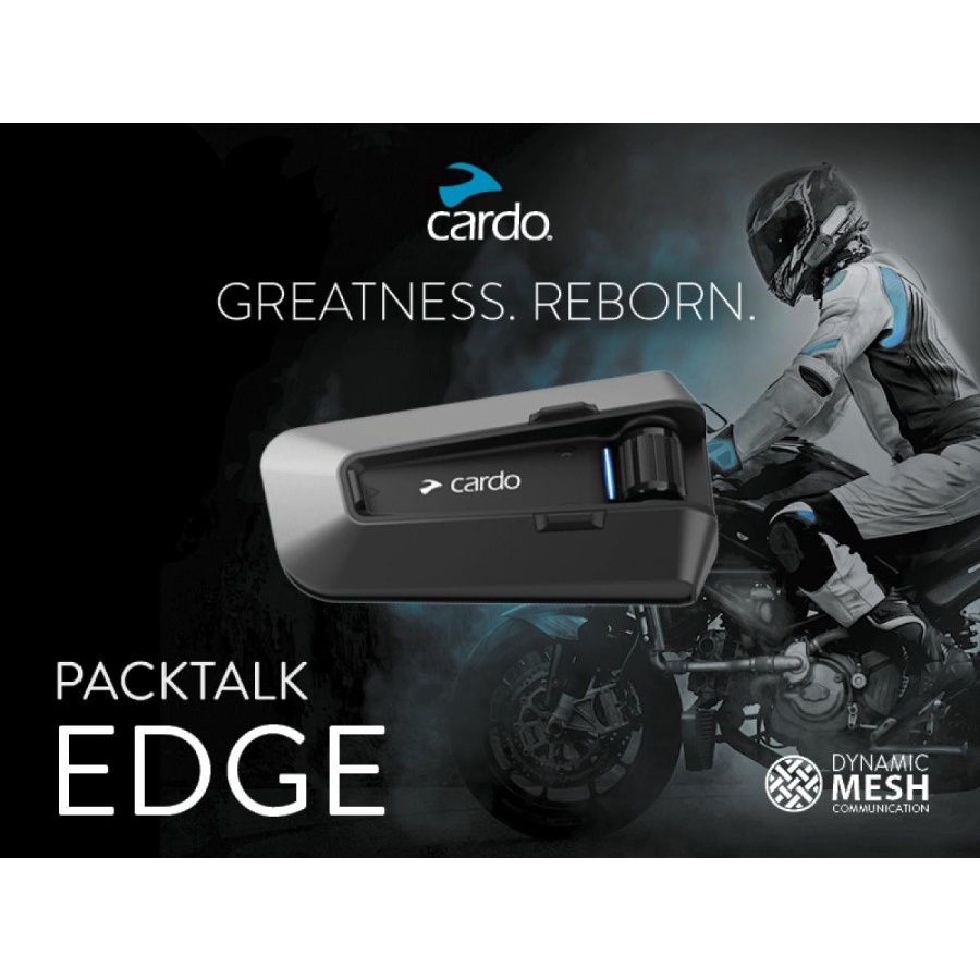 Jual Intercom Cardo Packtalk Edge Bluetooth Helmet Communication ...