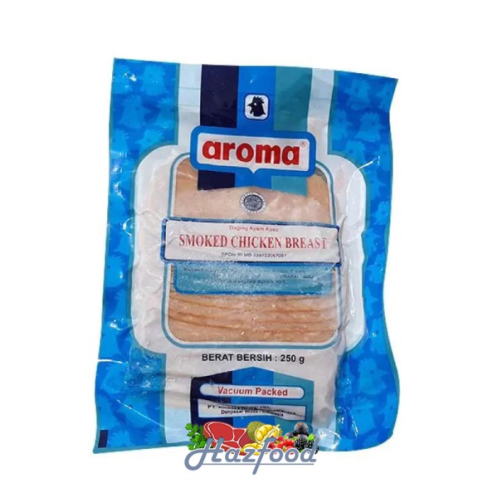 Jual Chicken Aroma Smoked Chicken Breast|Daging Ayam Asap Aroma 250Gram ...