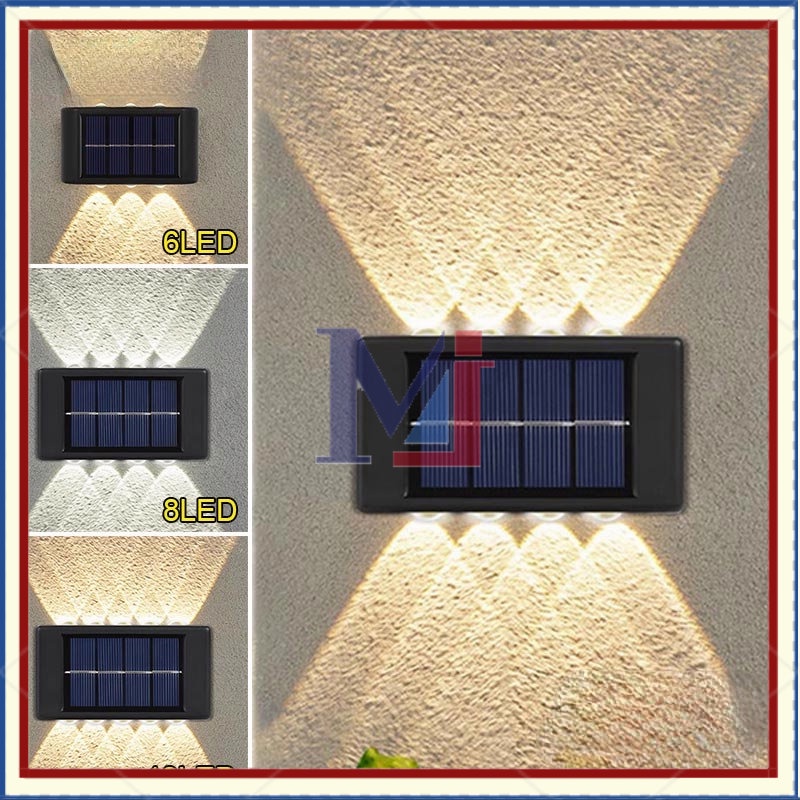 Jual 10LED Lampu Taman Tenaga Surya/Sensor LED Solar Lamp/Lampu Dinding ...