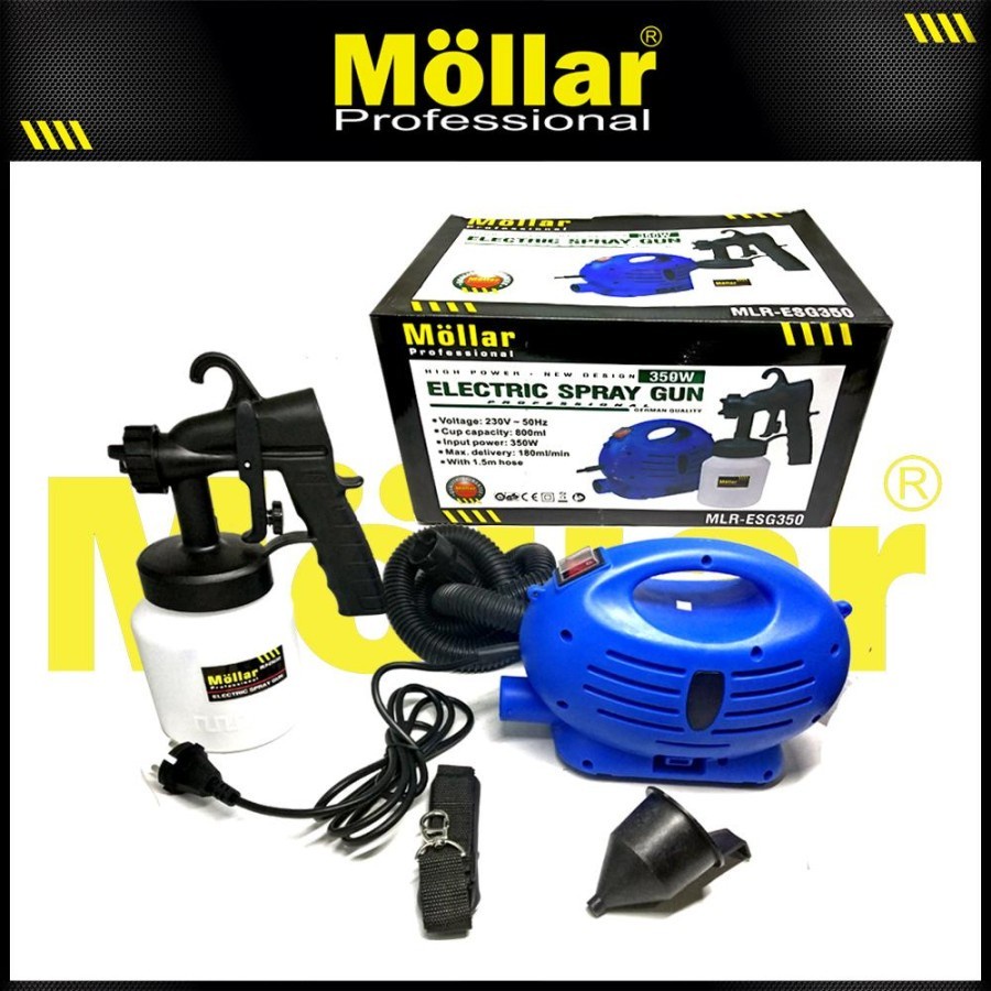 Jual Electric Spray Gun Mollar ESG350 Spray Painter Mesin Cat Air ...