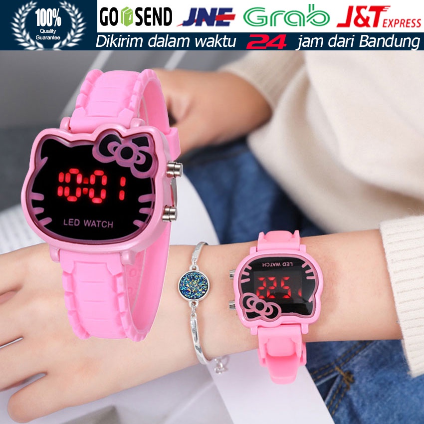 Jual Hello Kitty Jam Tangan Karakter / Jam Tangan Anak Perempuan / Jam ...