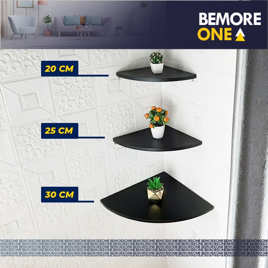 Jual Rak Dinding Sudut Ukuran 20, 25, 30 cm | Shopee Indonesia