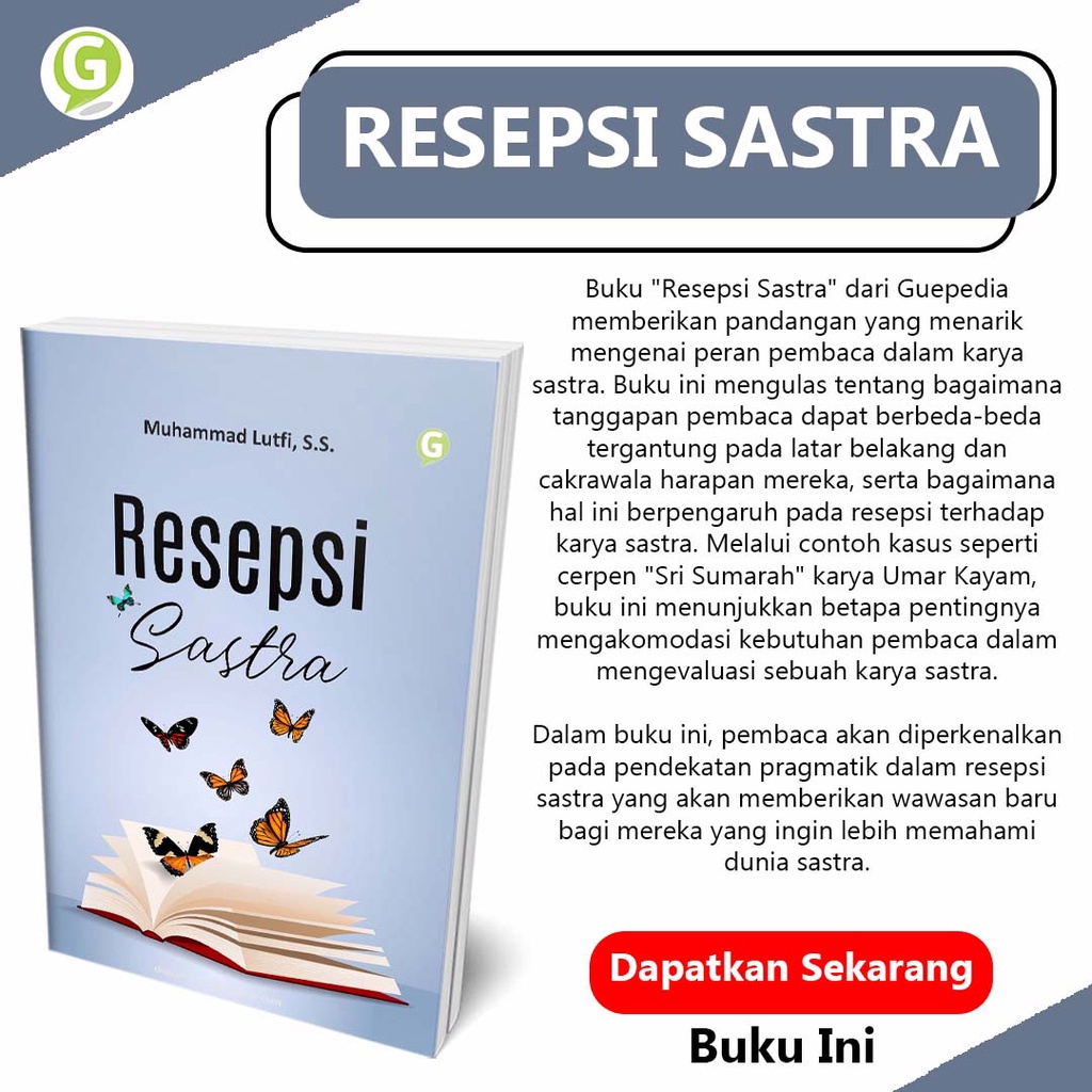 Jual Buku Resepsi Sastra Muhammad Lutfi, S.S. - Guepedia | Shopee Indonesia
