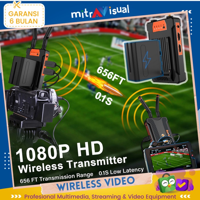 Jual BOVBOX PRO 200m Wireless Display HDMI Extender Video Transmitter ...