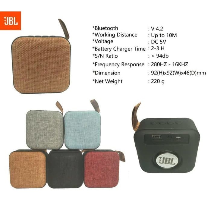 Jual JBL Mini Speaker Wireless T5 Speaker Bluetooth Model Dompet murah ...