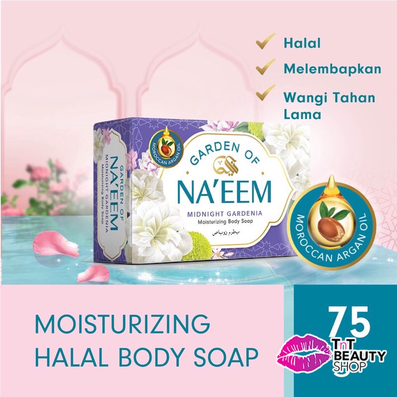 Jual Garden Of Na'eem Moisturizing Body Soap 75gr - Garden Of Naeem ...