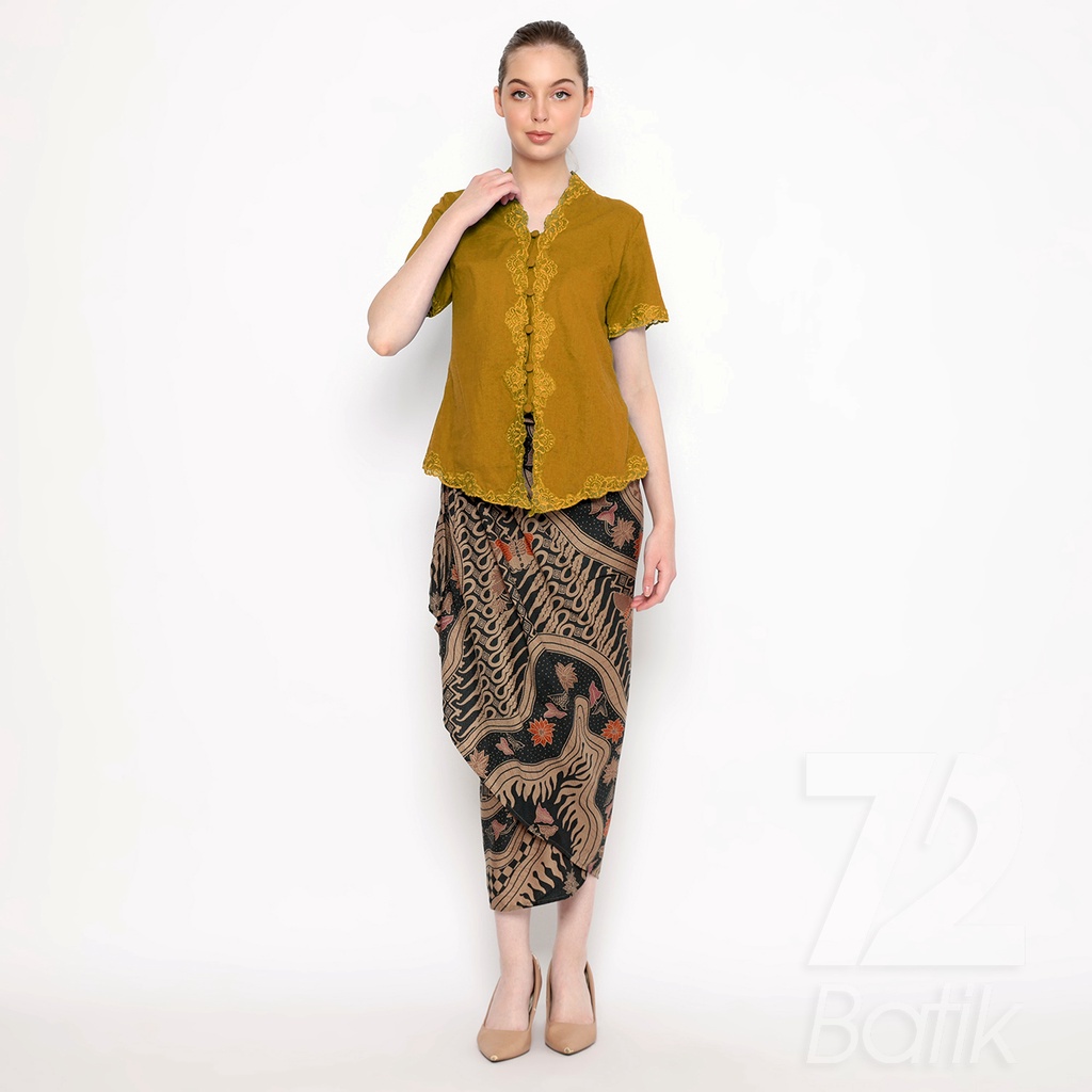 Jual ROK BATIK SPAN Jena Skirt Lilit Kebaya Instan Modern Wanita Motif ...