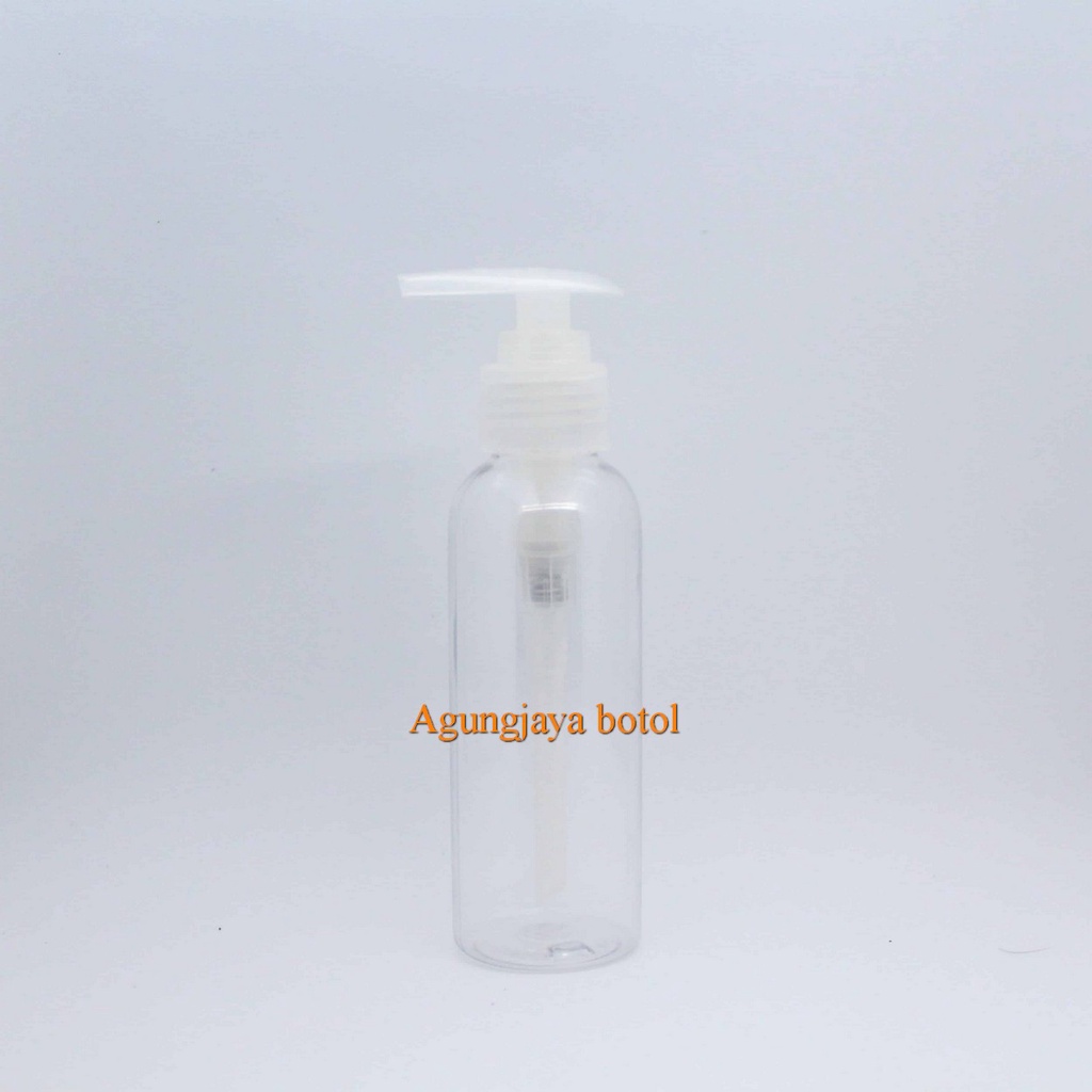 Jual Botol Pet 120 Ml BR Natural Tutup Pump Lotion / Botol Plastik ...