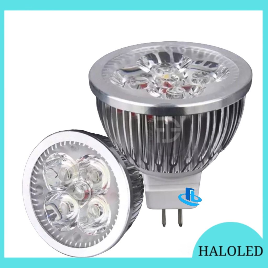 Jual LAMPU SOROT HALOGEN LED Spotlight 12V FITTING MR16 TUSUK 5WATT ...