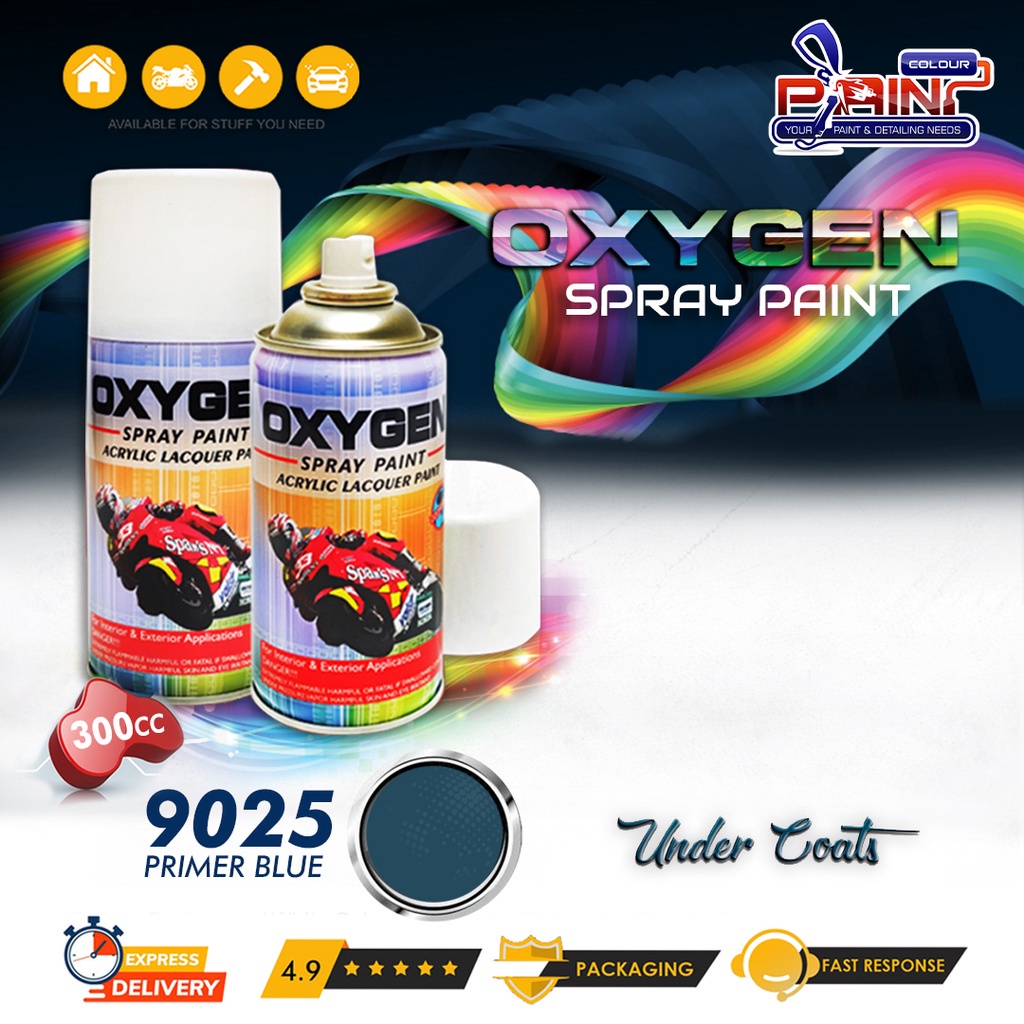 Jual Cat Semprot / Pylox OXYGEN - 9025 Primer Blue | Shopee Indonesia