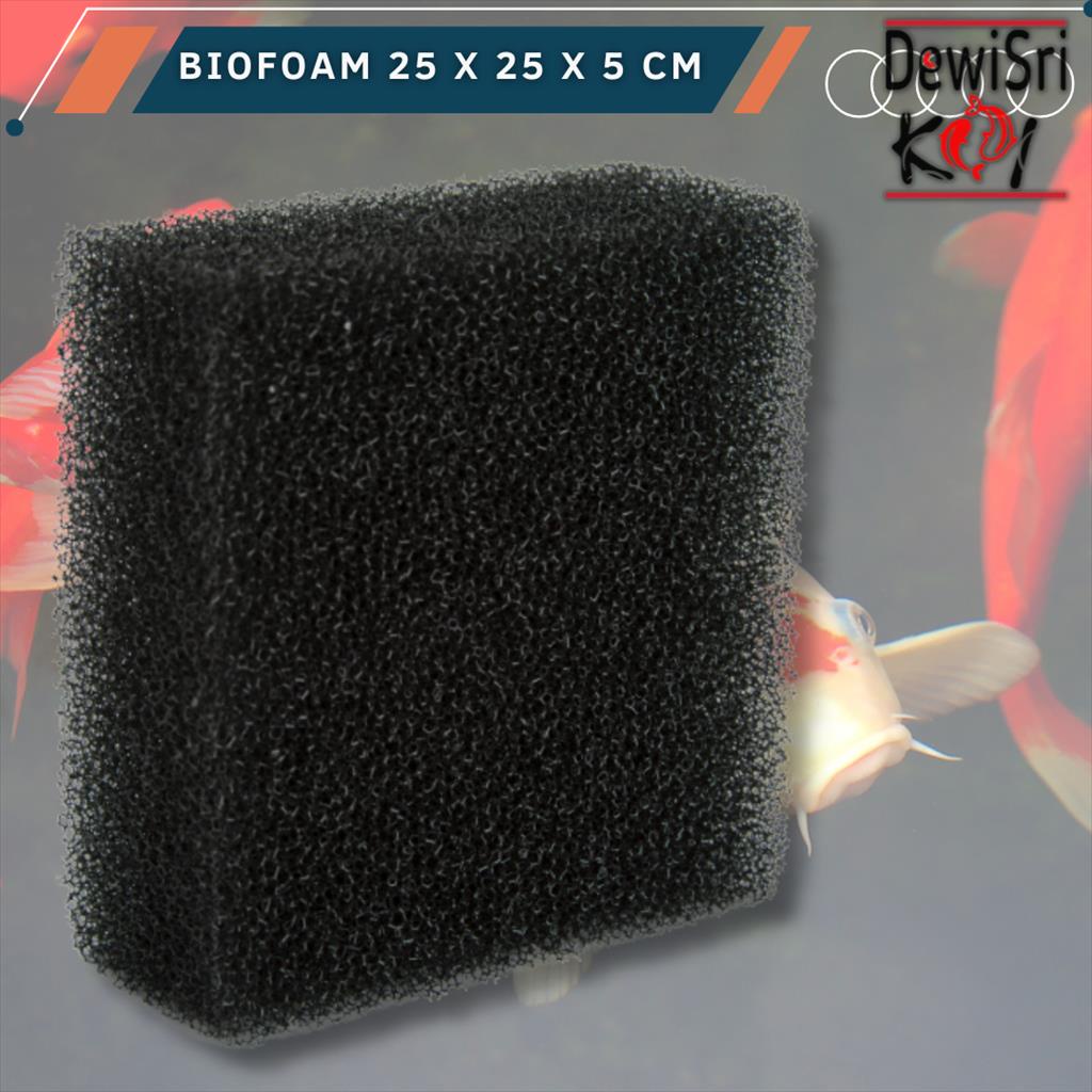 Jual Media Filter Biofoam 25X25X4.5 Filter Kapas Busa Bio Foam Biospon ...
