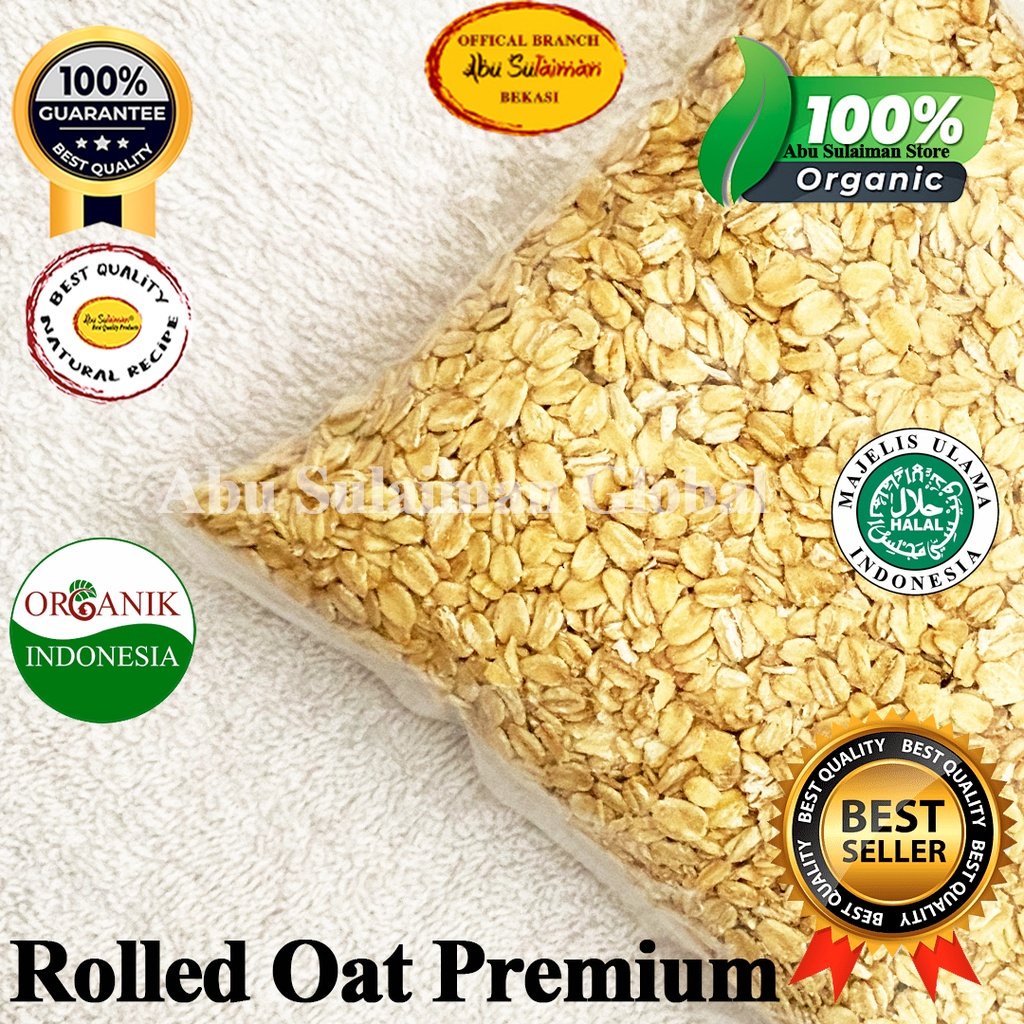 Jual Rolled Oat 1 kg / Rolled Oats Premium 1 kg / Gandum Oat Super Food ...