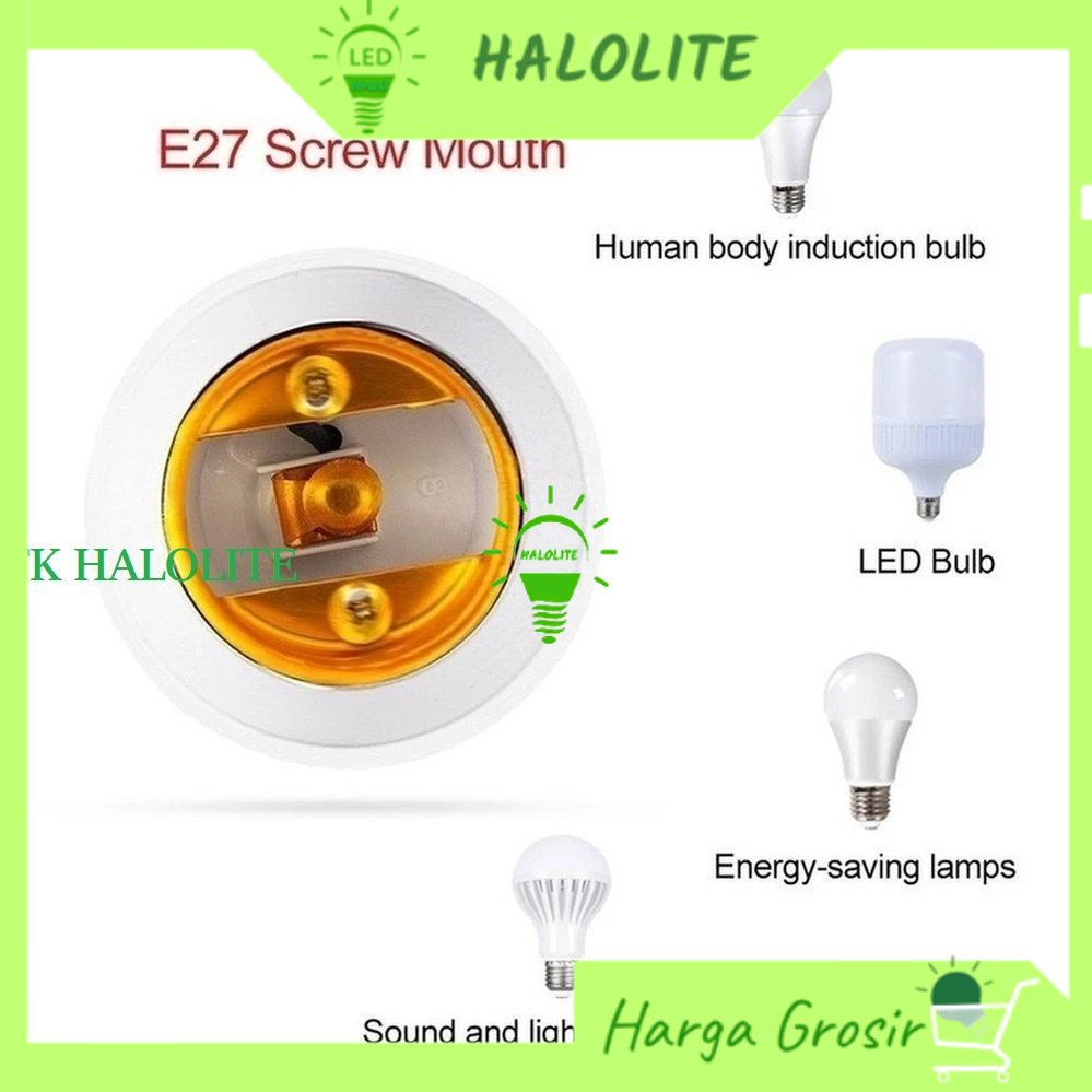 Jual Converter Lampu Fitting E14 ke Fitting E27 Fiting Over E 14 E 27 | Shopee Indonesia