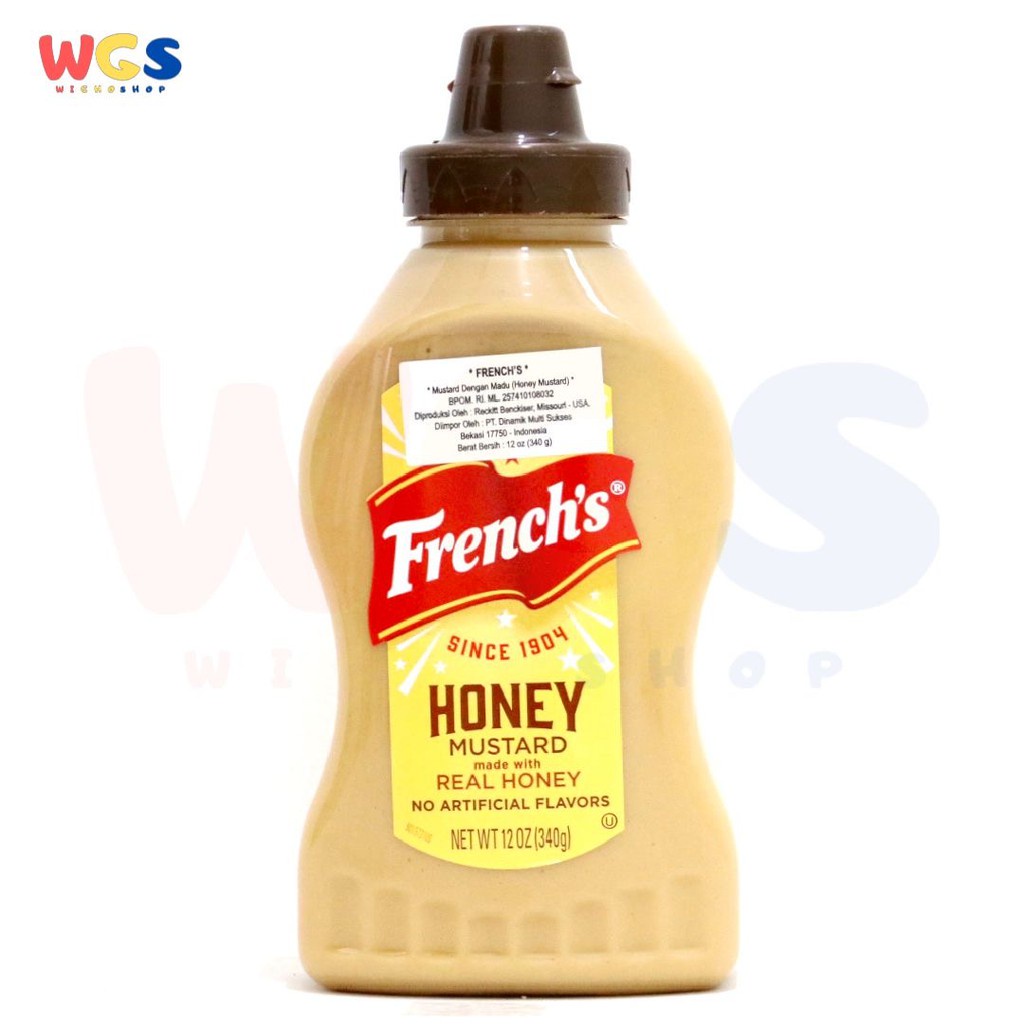 Jual French’s Honey Mustard Made with Real Honey 340g – Saus Mustard ...