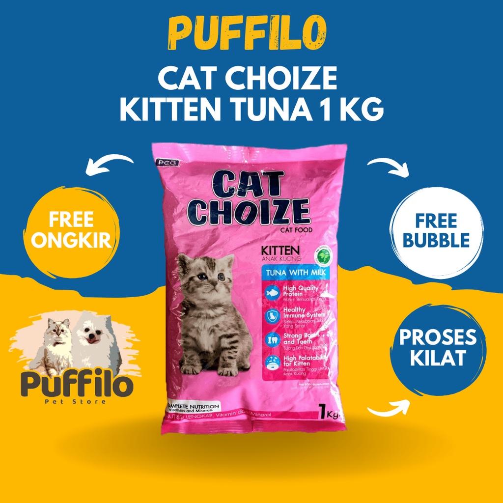 Jual Cat Choize Kitten Tuna (Pink) 1 kg | Shopee Indonesia