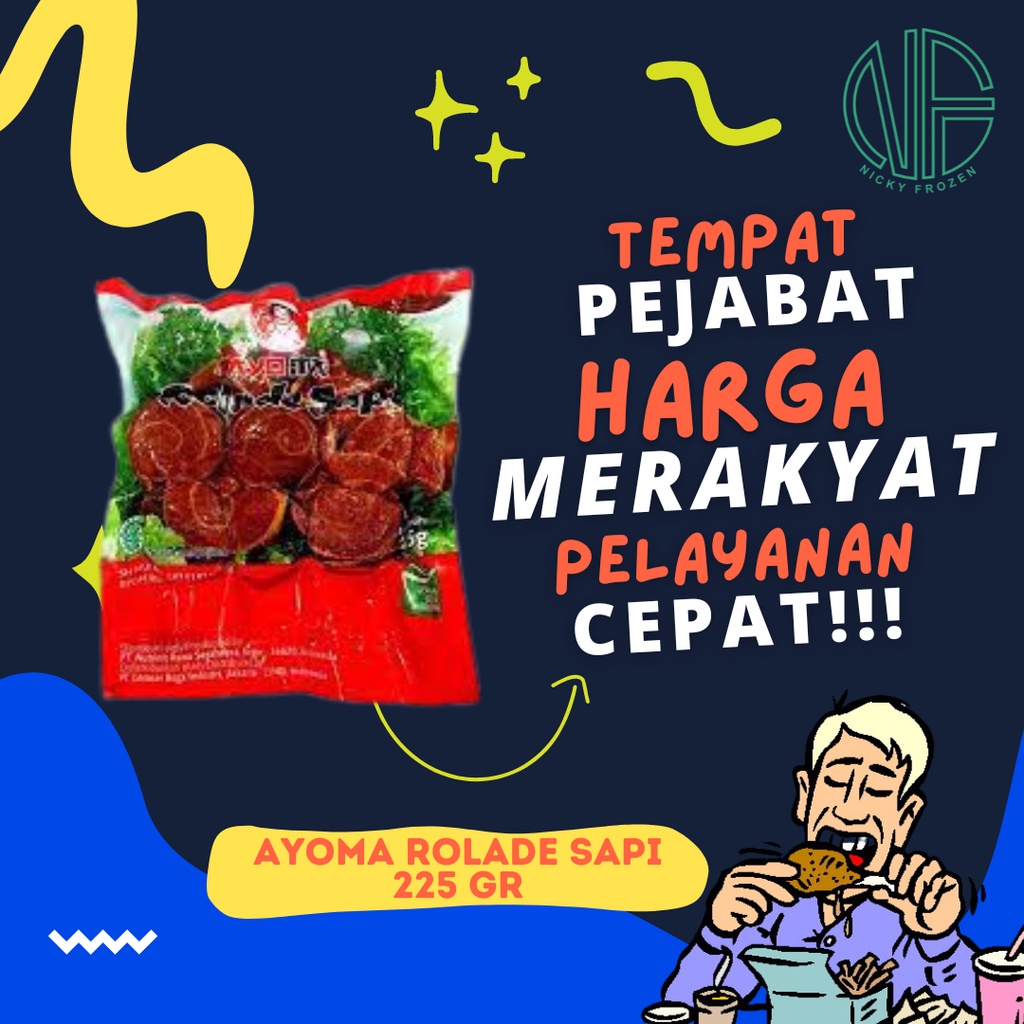 Jual AYOMA ROLADE SAPI 225 G | Shopee Indonesia
