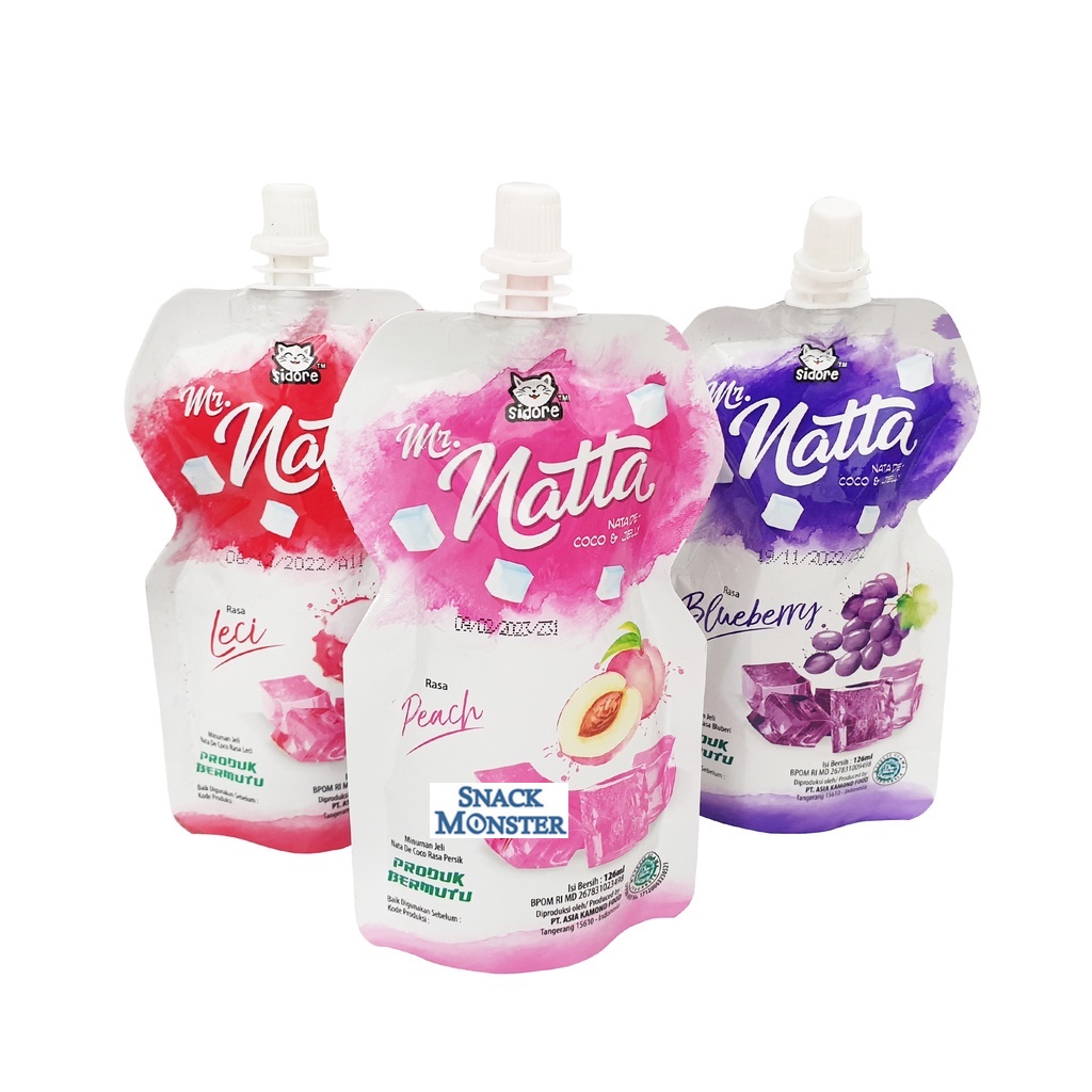 Jual Sidore Mr. Natta Nata de Coco & Jelly - Netto 126 ml | Shopee ...