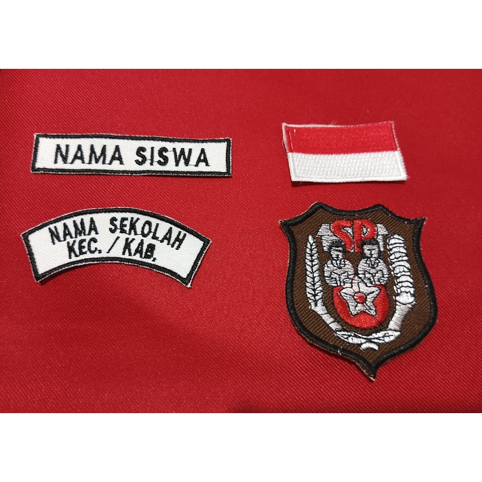 Jual Atribut Set SD / MI Bordir Nama Seragam Sekolah Dasar Lengkap ...