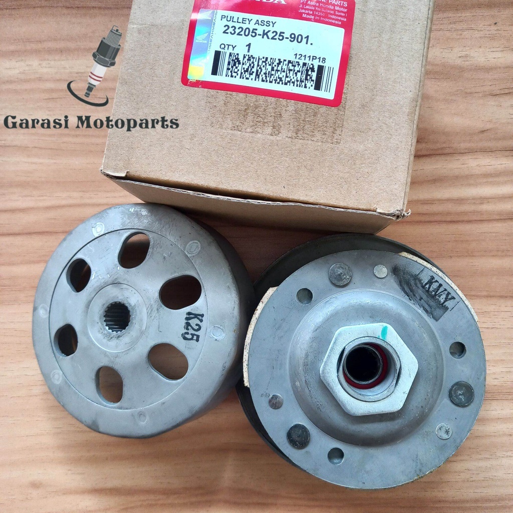 Jual Pully Pulley Puli Assy Honda Beat FI Scoopy FI Spacy K25 KZL ...