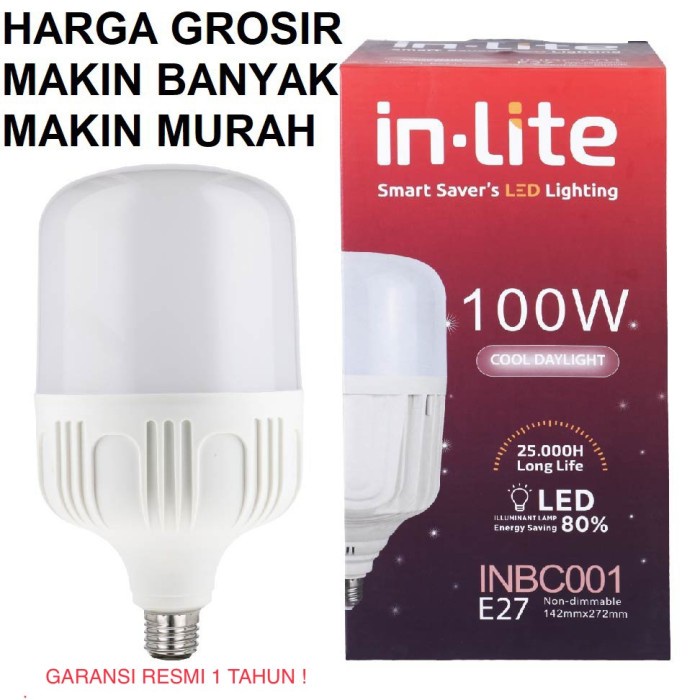Jual InLite LED Capsule TForce Bulb 100W Lampu 100 Watt E40 in-Lite ...