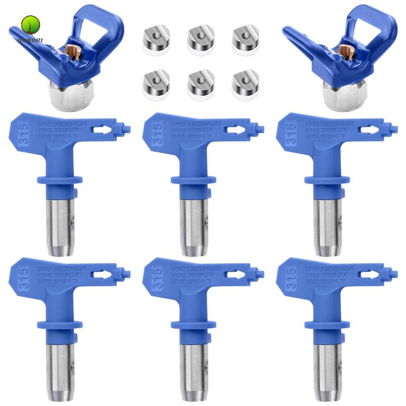 Jual Airless Paint Nozzles Set,Reversible Spray Tips Airless Paint ...