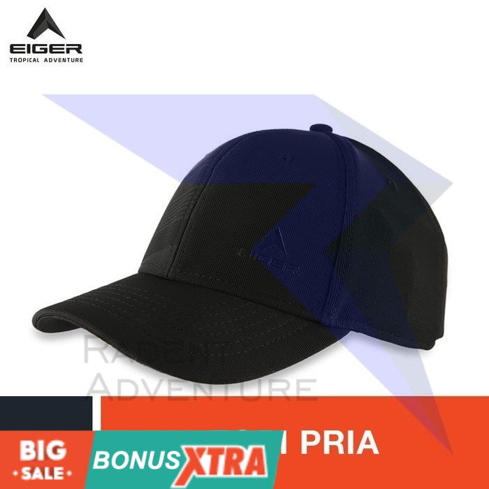Jual Topi EIGER1989 T12C-6048 Baseball Cap Black Hitam 91000 0849 ...