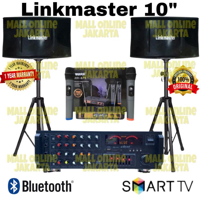 Jual paket audio sound system bluetooth linkmaster paketan home theater ...