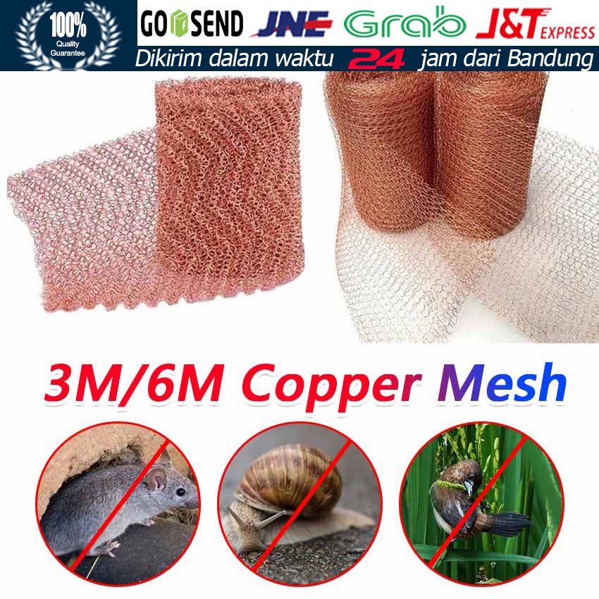 Jual 12.7CM*3M/6M Jaring Tembaga Yang Dikepang Beer Brewing Pure Copper ...