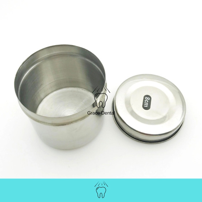 Jual Tempat Cotton Roll Kapas Tampon Kasa Stainless Steel | Shopee ...