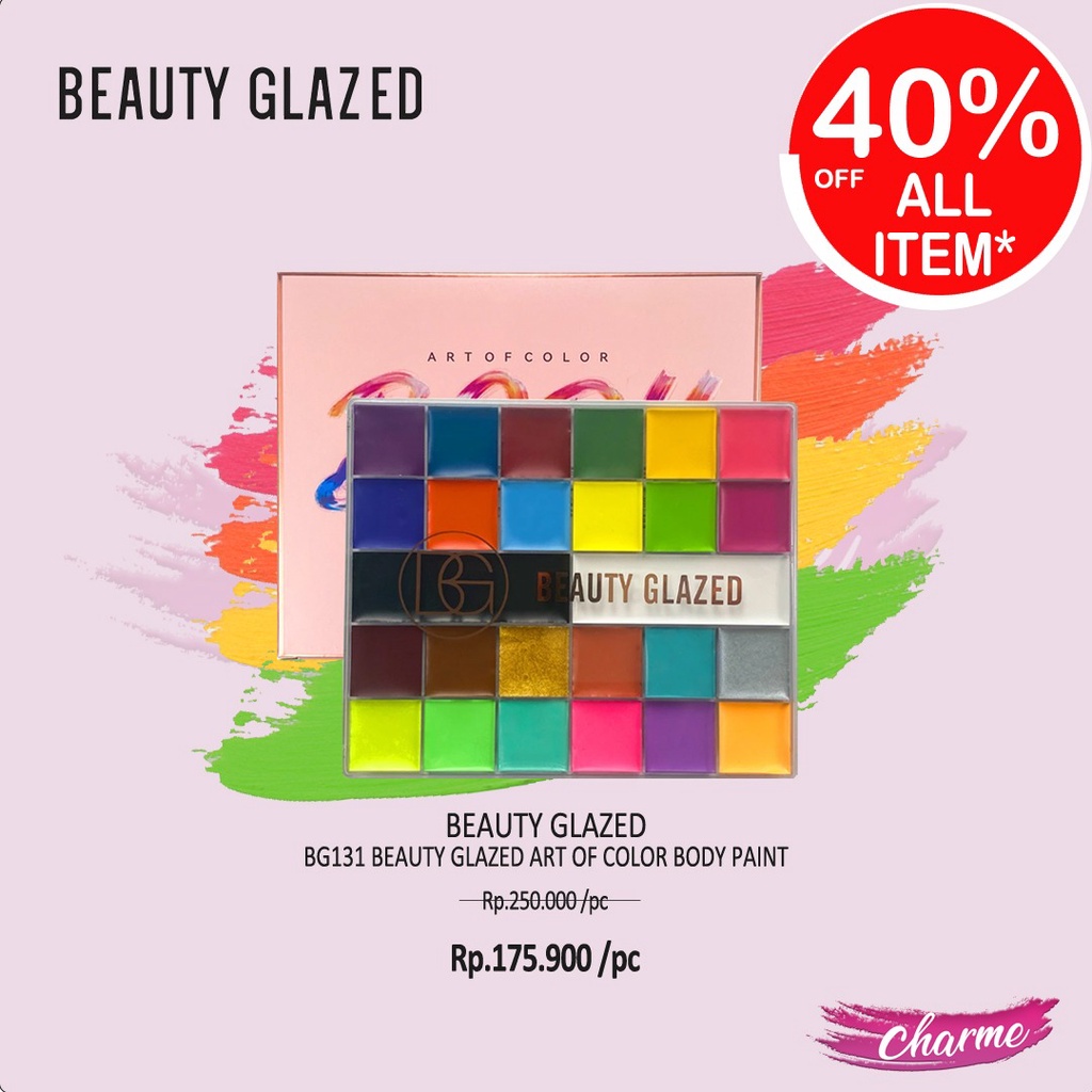 Jual (READY & ORI) Beauty Glazed Art Of Color Body Paint Cat Tubuh ...