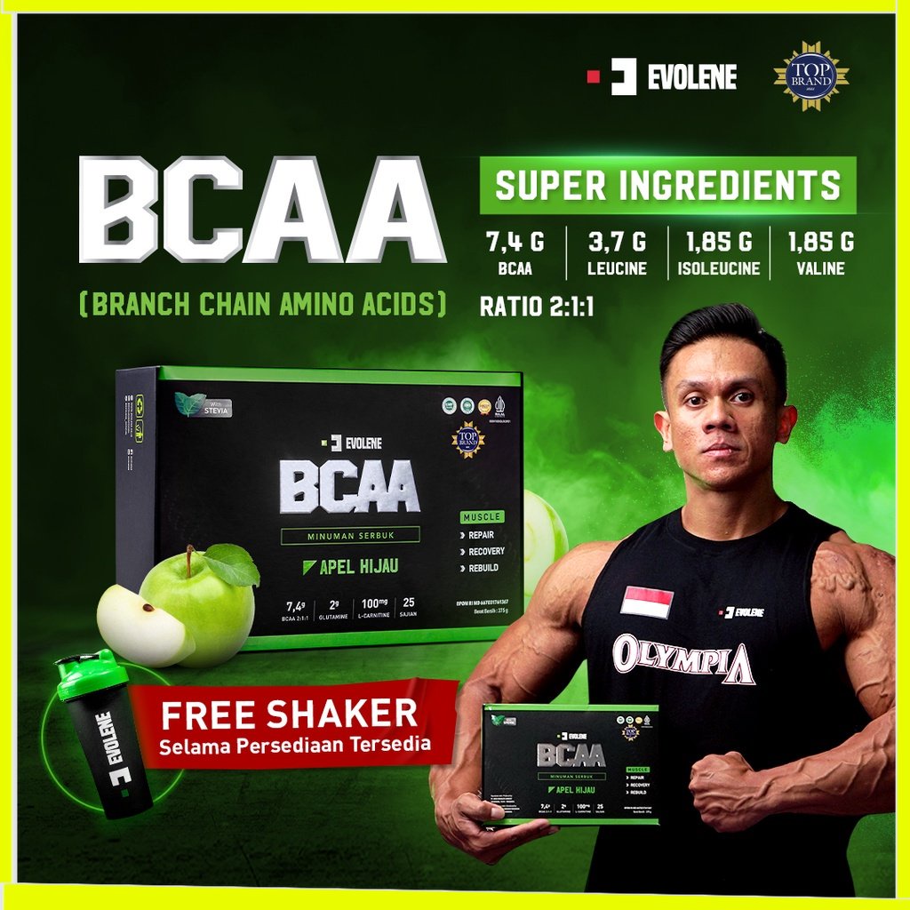 Jual Evolene BCAA 375gram - Suplemen Fitness Suplemen Workout 25 Sachet ...