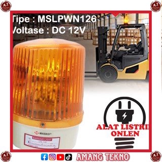 Jual Lampu Rotari 1 set original WARNING LIGHT/ROTARY LAMP 6" KUNING ...