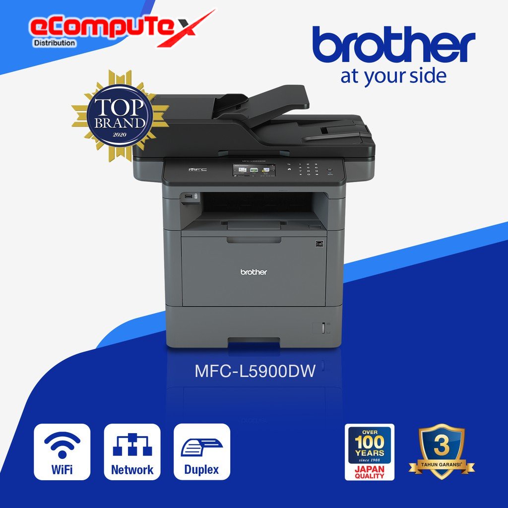 Jual PRINTER BROTHER MFC L5900DW / L 5900DW LASER MONO MULTIFUNGSI ...