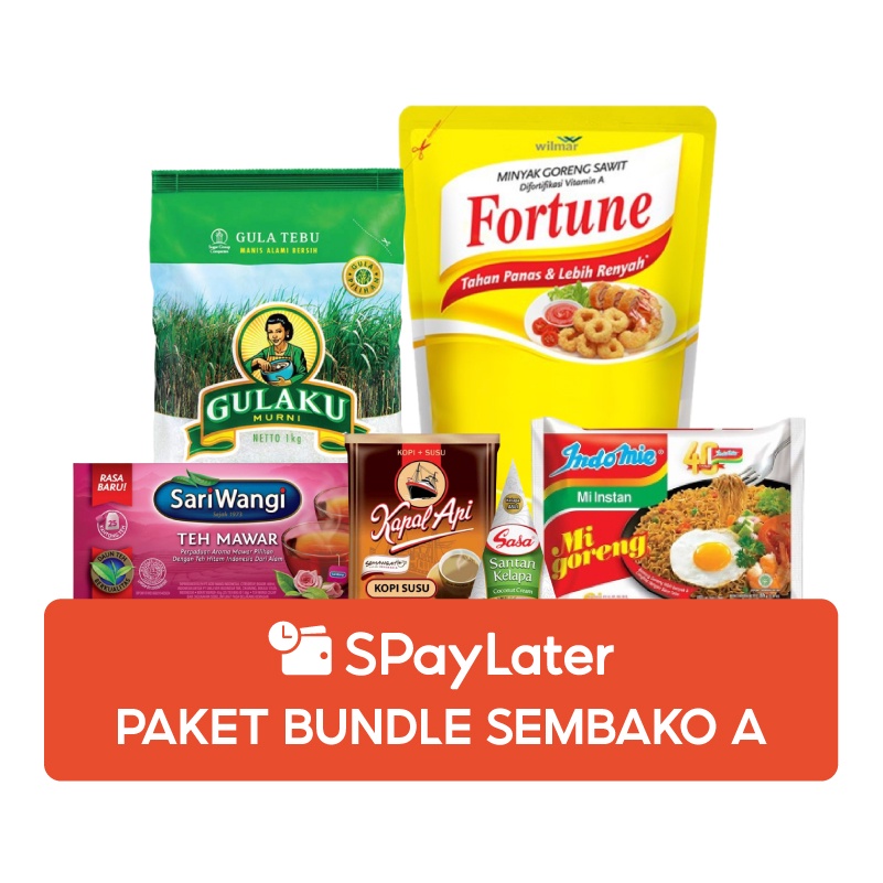 Jual [SPayLater] Paket Bundle Sembako A | Shopee Indonesia