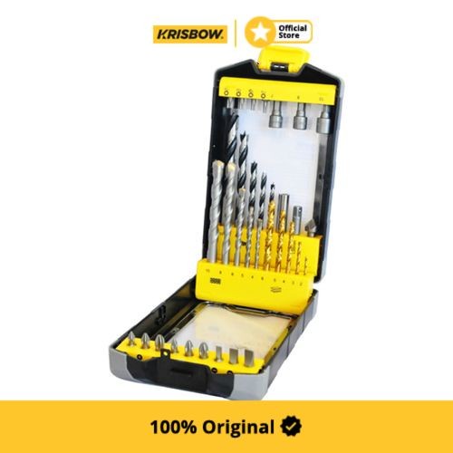Jual Krisbow Set 34 Pcs Mata Bor Mixed Iradbs34 | Shopee Indonesia