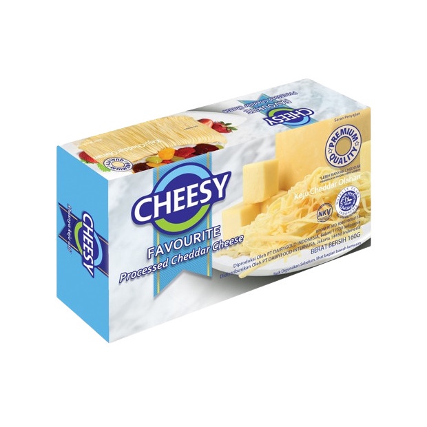 Jual Cheesy Favourite Processed Cheddar Cheese Keju Cheddar Olahan ...