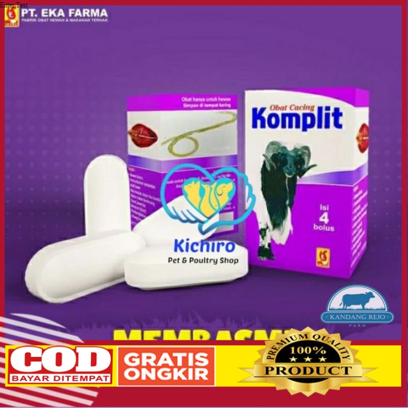 Jual Obat Cacing Komplit Khusus Kambing dan Domba isi 4 Bolus atau ...