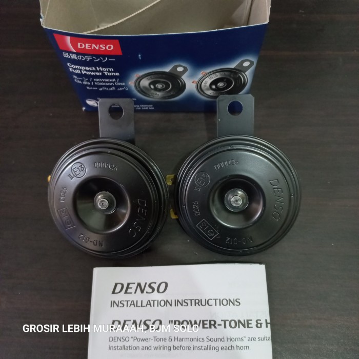 Jual KLAKSON DISK DENSO 12V (1 SET 2 PCS) | Shopee Indonesia