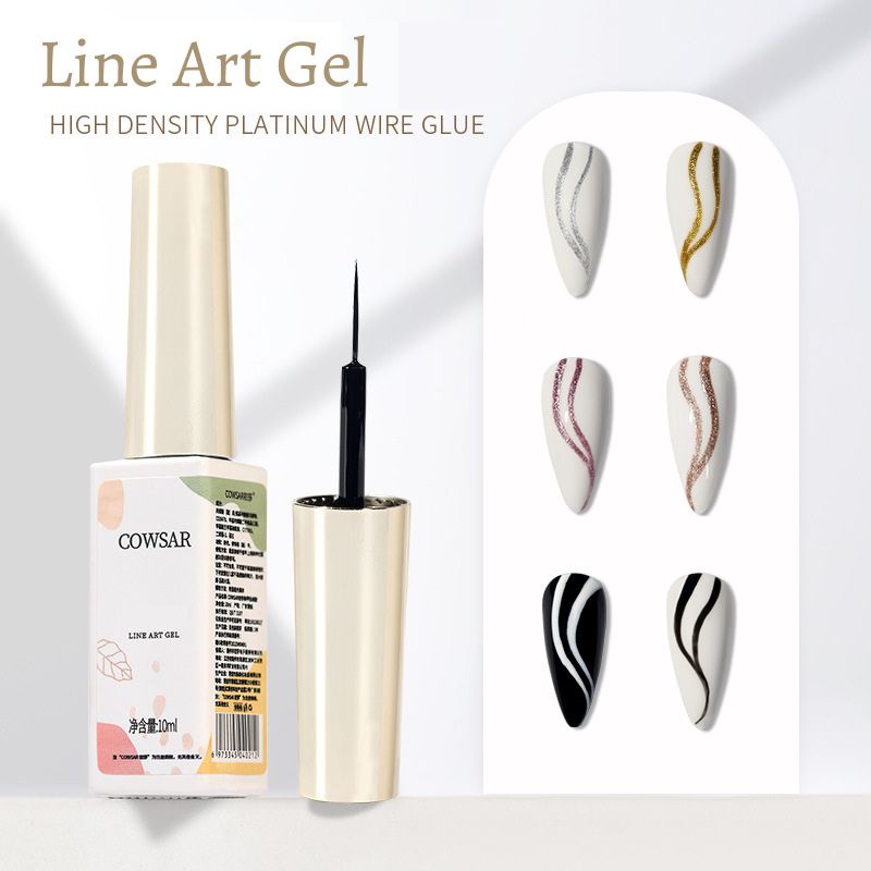 Jual SALE Nail Art Liner Cowsar Line nail art/ untuk garis kuku ...